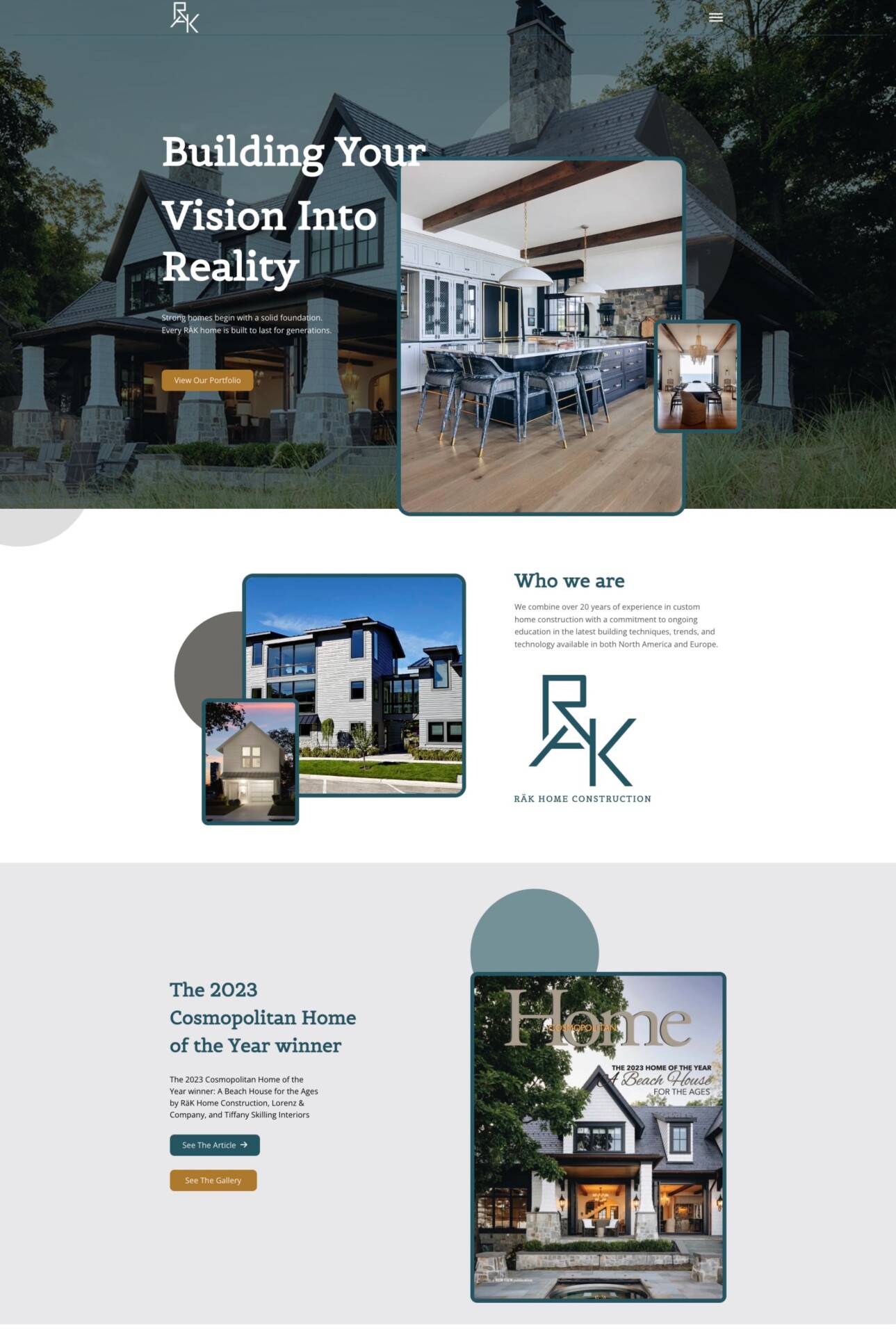 RÄK Home Construction - Building luxury homes in Michigan.